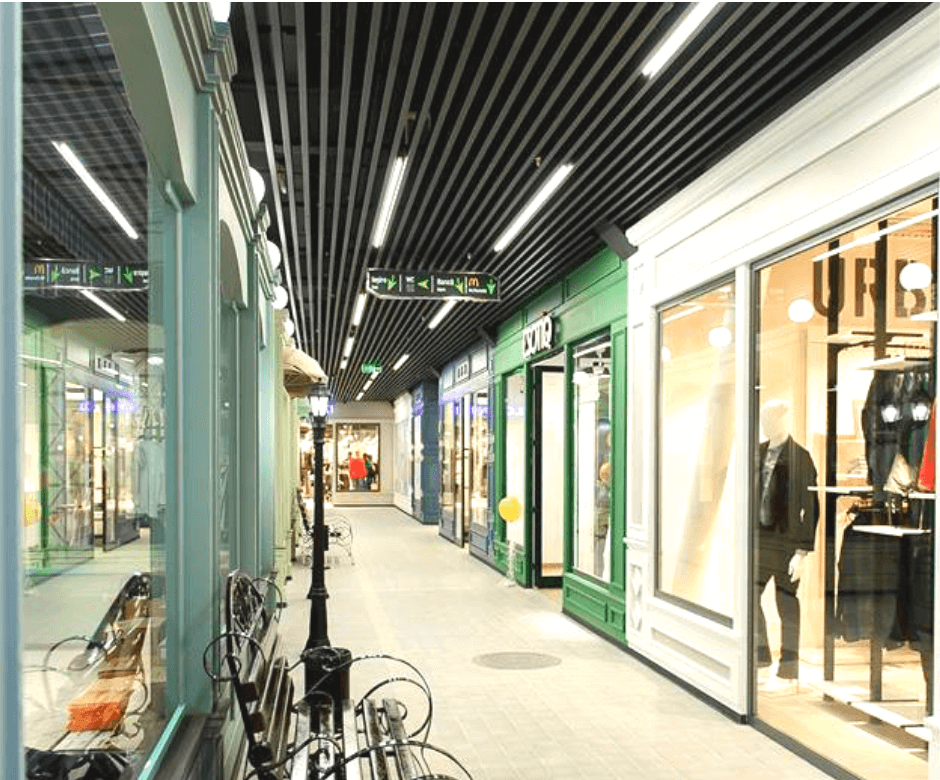 Create an impressive design with a cube-shaped ceiling