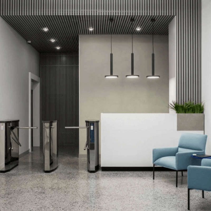 Cubic shaped bank ceiling - "Mehbud" plant