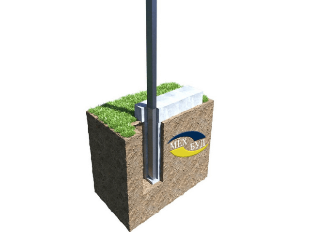 Metal post for a fence - "Mehbud" plant