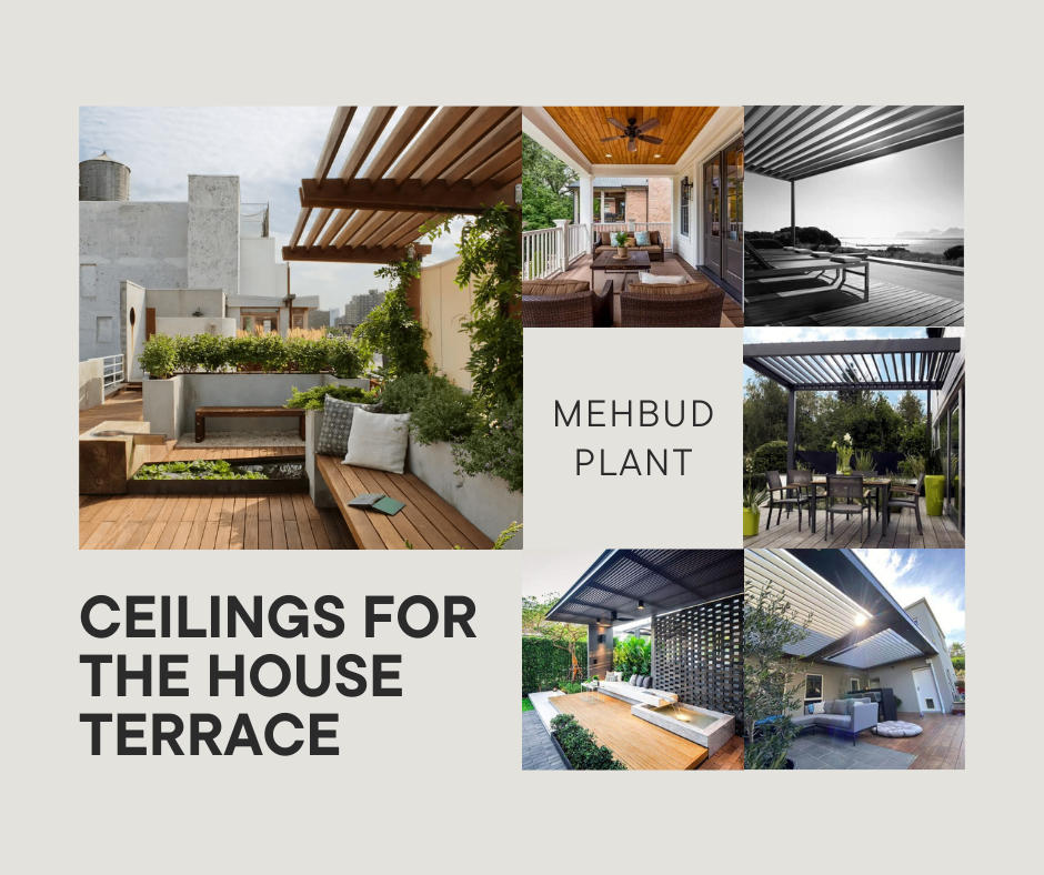 Ceilings for the house terrace - Завод "Мехбуд"